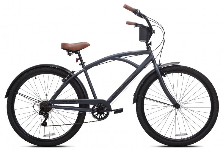 Kent 29 Bayside Men's Cruiser Bike, Gray
